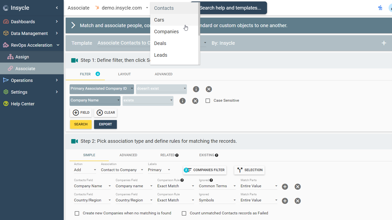 Insycle Data Management HubSpot Integration | Connect Them Today
